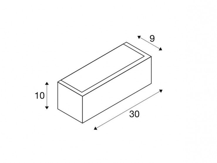 Applique murale intérieure LED éclairage haut et bas Chrombo SLV, blanc ...